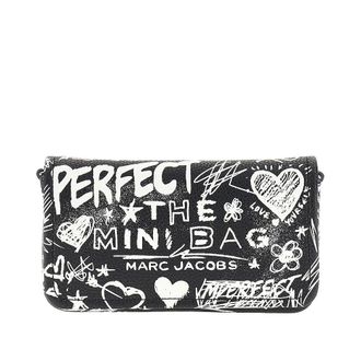 Marc Jacobs Leather The Punk Scribble Mini Bag Woman One Size