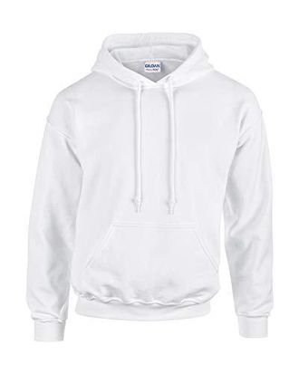 Gildan G185 Heavy Blend Sweat &agrave; capuche pour adulte Blanc