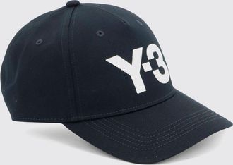 Yohji Yamamoto Casquette de baseball en coton avec logo brod&eacute; et sangle