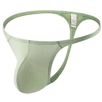 Generic String pour homme - String sexy pour le sexe - String sexy - Sous-v&ecirc;tements pour homme - Avec poche Bulge, vert, XXL taille courte