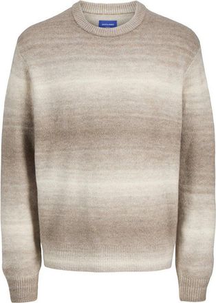 Jack & Jones Strickpullover JORMEADOWS KNIT SPACE DYE CREW NECK