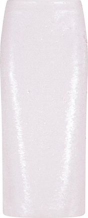 Isabelle Blanche Femme, Jupes, Rose, Taille: 38 FR Gonna Midi Skirt