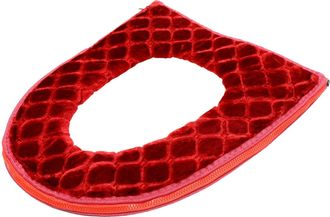 SOLUSTRE Verdicktes Weiches Wc sitzkissen mit W&auml;rmfunktion Waschbarer Toilettensitzbezug f&uuml;r Ganzj&auml;hrige Nutzung Passend f&uuml;r Haushalts Badezimmer toiletten Lan