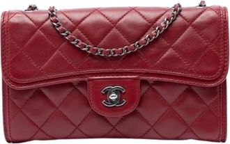 Chanel Sac bandouli&egrave;re vintage doccasion - Femme - Pre-owned - Rouge - Taille: ONE Size