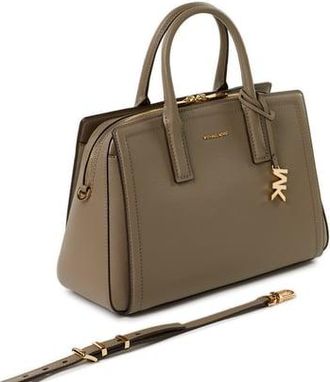 Michael Kors Leder Laila Handtasche - Beige