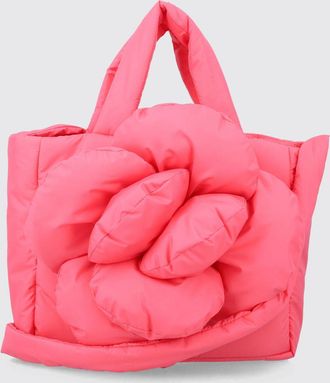 Il Gufo Handtasche f&uuml;r M&auml;dchen aus gepolstertem Nylon mit Blumenmuster