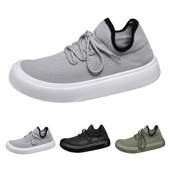 Generic Chaussures d&eacute;t&eacute; l&eacute;g&egrave;res pour homme - Chaussures &agrave; enfiler - Bout large - Respirantes - Chaussures de jogging souples - Chaussures de marche l&eacute;g&egrave;res - 