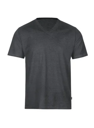 Trigema T-Shirt TRIGEMA V-Shirt DELUXE Baumwolle (1-tlg)