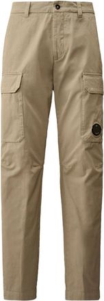 C.P. Company C.p. Company, Homme, Pantalons, Gris, Taille: XL Cotton Gabardine Loose Cargo Pants