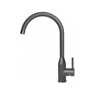 Elleci Elleci Mkkadi99 Adige Miscelatore Da Cucina Monocomando Beccuccio Girevole 360&deg; Foro Incasso &Oslash;35 Mm Keratek Colore Grigio Scuro