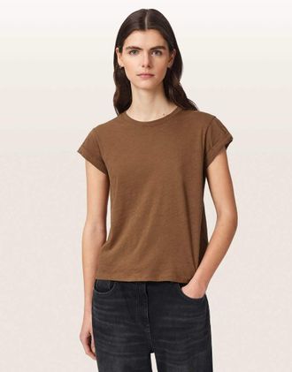 AllSaints Anna - T-shirt - Marron caramel