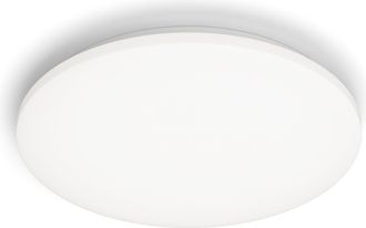 Philips Izso All-in-One Deckenleuchte inkl. Fernbedienung (40 W), dimmbare LED Leuchte mit allen Wei&szlig;t&ouml;nen, flexible Lichtsteuerung ohne Verkabelung, Wei&szlig;