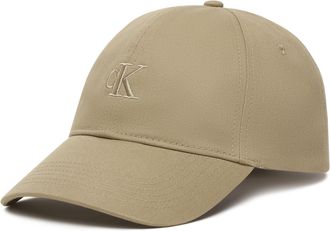 Calvin Klein Cap Calvin Klein Monogram Embroidery Baseball Cap LV04G5002G Beige