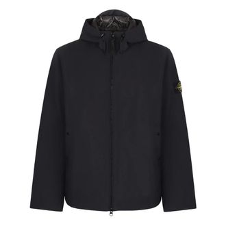 Stone Island Homme, Vestes, Bleu, Taille: M Manteaux