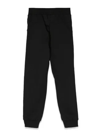 Balmain Logo-Band Cotton Joggers - Black