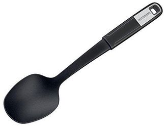 Fackelmann Fackelmann Servierlöffel 31 cm SENSE, Vorlegelöffel mit Funktionsteil aus Kunststoff, rutschfester Soft-Touch-Griff, für beschichtete Pfannen und Töpf