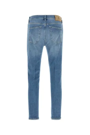 Pantaloni Torino Mens Reggae Jeans Blue Cotton Elastane