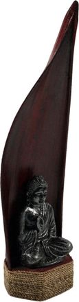 Guru Shop Palmenblatt Buddha, Braun, 45x12x11 cm
