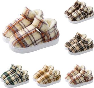 Generic Pantoufles en mousse &agrave; m&eacute;moire de forme pour femme, antid&eacute;rapantes, dos ferm&eacute;, chaussures chaudes &agrave; enfiler pour int&eacute;rieur et ext&eacute;rieur, violet, 37 EU