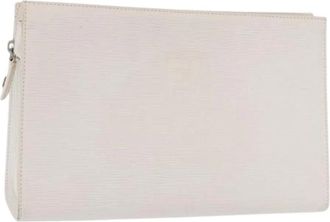 Fendi Sac pochette vintage doccasion - Femme - Pre-owned - Blanc - Taille: ONE Size