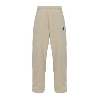 Moose Knuckles Pantalon de surv&ecirc;tement avec &eacute;cusson logo - Femme - Pantalons - Beige - Taille: 42 FR