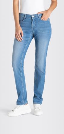 MAC Broeken Stretch-Jeans MAC Dream, Damen, Gr. 38, L&auml;nge 34, blau (simple blau washed34), Denim/Jeans, Obermaterial: 75% Baumwolle, 12% Modal, 9% Polyester, 4% E