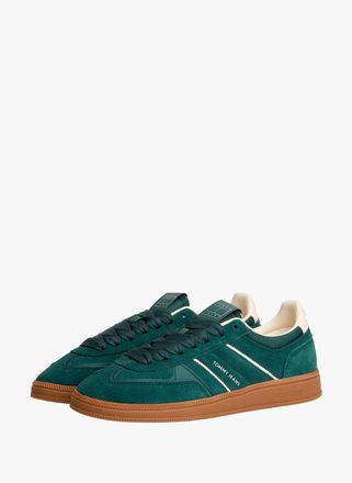 Tommy Hilfiger Baskets basses &agrave; lacet en cuir