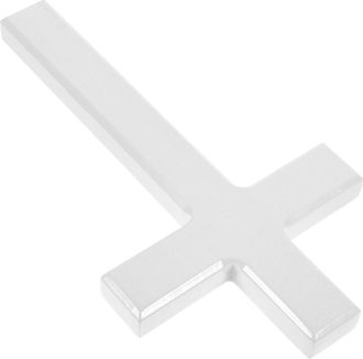 BESPORTBLE Holzkreuz Wand Wei&szlig; Kompakt 21cm Sicherer Halt Religi&ouml;se Dekoration f&uuml;r Wohnzimmer B&uuml;ro