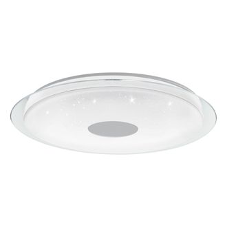 Eglo connect.z Smart-Home LED Deckenleuchte Lanciano-Z, Sternenhimmel Deckenlampe Ø 77 cm, ZigBee, App und Sprachsteuerung Alexa, Lichtfarbe einstellbar (w