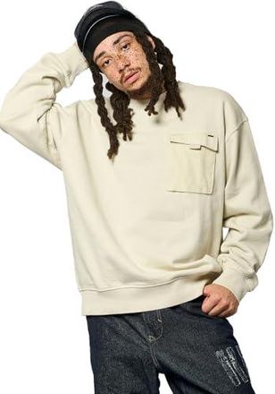 Kaporal Sweat Beige Homme 100% Coton - Vitor - L - Beige