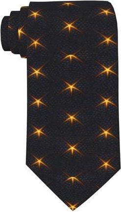 Generic Étoile Brillante Cravatte Élégante Cravate Polyvalente Cravate Homme Pour Adultes Affaires Fêtes