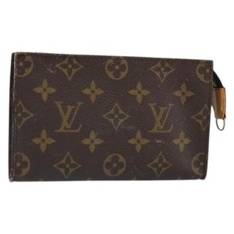 Louis Vuitton Pochette en toile Pre-owned - Femme - Pre-owned - Brun - Taille: ONE Size