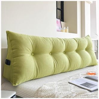 Generic Dreieckiges Kopfteil-Kissen,Kopfteil-Keilst&uuml;tze,Lesekissen,Bettauflage,&Uuml;berwurfkissen/einfarbiges Nachttischkissen, Langes Kissen Mit Maschinenwaschba