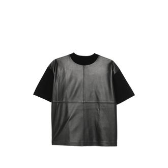 Max Mara Mstsegale Short-sleeve Leather T-shirt