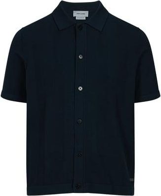 Pierre Cardin Chemise &agrave; manches courtes en coton m&eacute;lang&eacute;