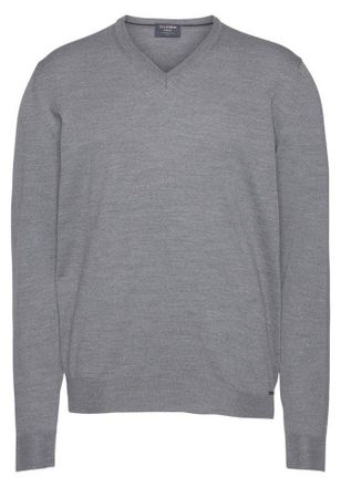 Olymp V-Ausschnitt-Pullover OLYMP Strick Casual klassischer Strickpullover