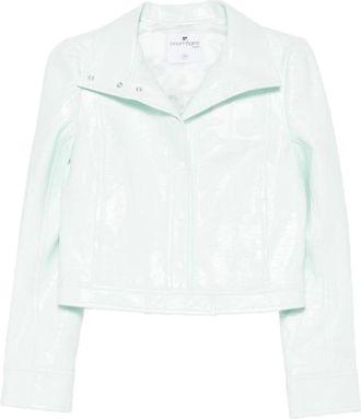 Courr&egrave;ges Femme, Vestes, Vert, Taille: 36 FR Reedition Vinyl Jacket