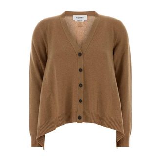 Alexander McQueen Volume V-Ausschnitt Cardigan - - Knitwear - Damen - Braun - S