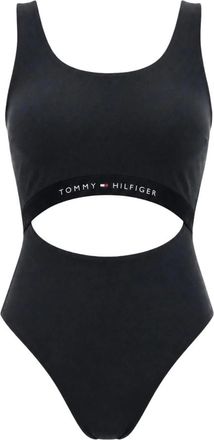 Tommy Hilfiger Femme, Maillots de bain, Bleu, Taille: 38 FR Maillot de bain une pi&egrave;ce d&eacute;coup&eacute;