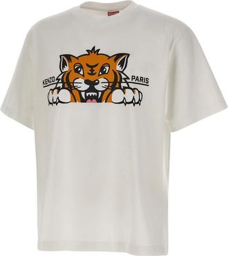 Kenzo Homme, Tops, Blanc, Taille: M T-Chemises