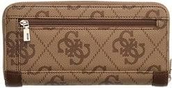 Guess Portefeuille monogramm&eacute; effet cuir