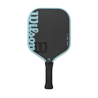 Wilson Tempo 16 Pickleball Padel-Schl&auml;ger, Breiter Pickleballschl&auml;ger f&uuml;r Fortgeschrittene, Kohlefaser, F&uuml;r Herren und Damen