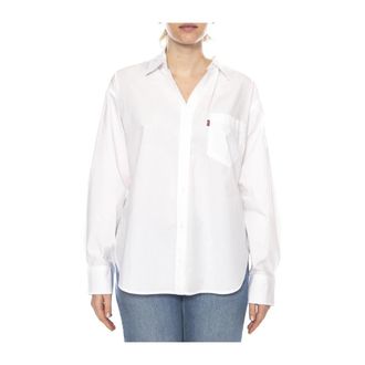 Levi's Harlie Boyfriend Shirt - Femme - Blouses et Chemises - Blanc - Taille: 36 FR