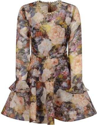Zimmermann Femme, Robes, Multicolore, Taille: 36 FR Alchemy Peplum Mini Dress