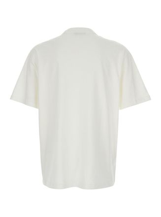 A.P.C. Mens T-Shirt Crew Neck White Organic Cotton T-Shirts And Polos