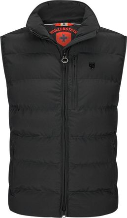 Wellensteyn Steppweste Blackbird mit Logo-Emblem und Napoleontasche in