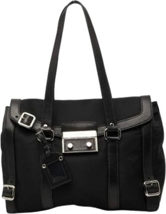 Prada Sac bandouli&egrave;re vintage Pre-owned - Femme - Pre-owned - Noir - Taille: ONE Size
