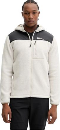 Jack Wolfskin Kammweg Pile Jacket - Homme - Sport - Blanc - Taille: S
