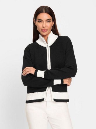 Heine Strickjacke Strickjacke Langarm Feinstrick