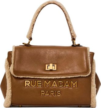 Rue Madam Sac port&eacute; &eacute;paule Les Jours XS Motif - Femme - Sacs - Brun - Taille: ONE Size